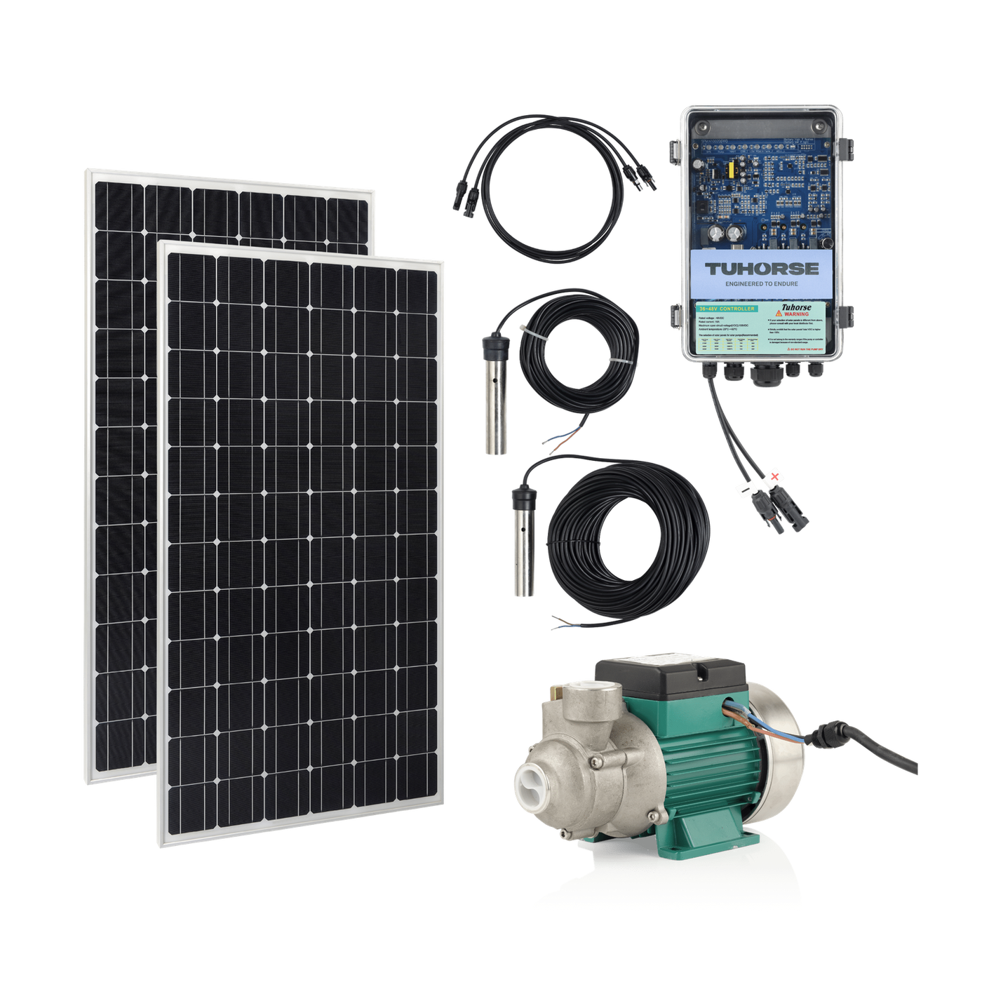 Solar Jet Pump 210W with 2 190W Panels – Tuhorse Australia