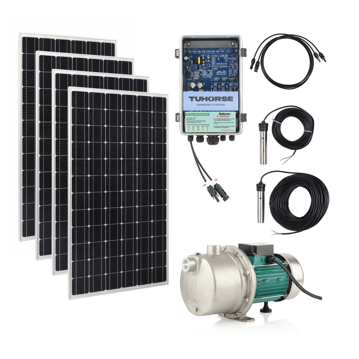 Solar Pressure Pump 500W with 760W Panels – Tuhorse Australia